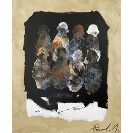 Sans titre, peinture abstraite de Pascal Marcel